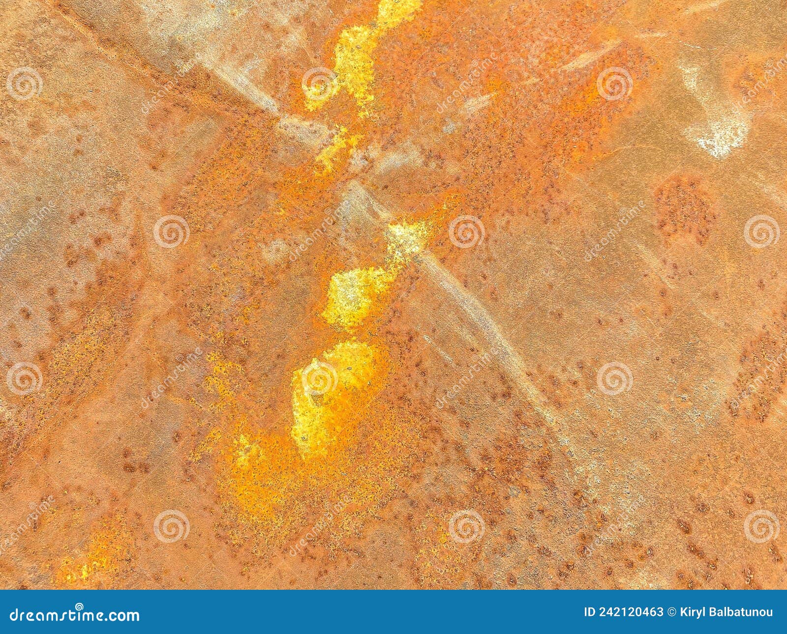 Texture, Metallic Piece of Metal Covered with Rust. Sheet of Corrosive ...