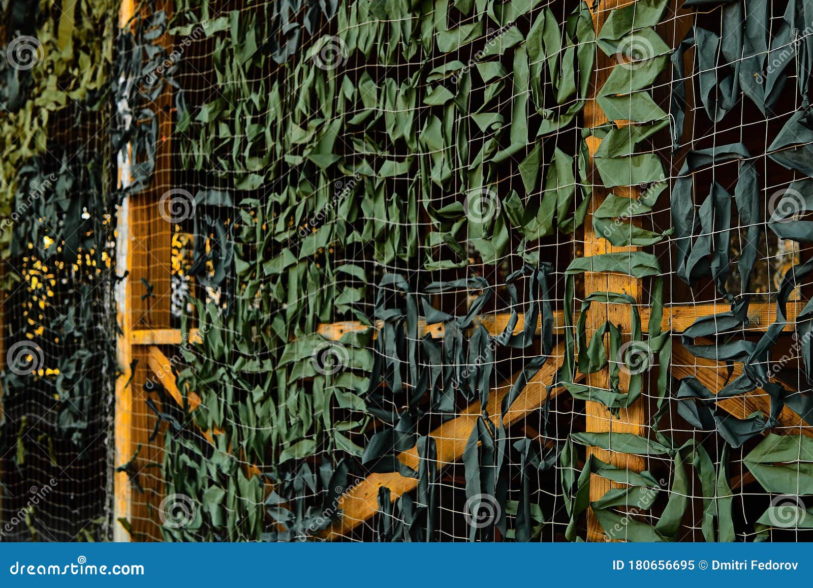 Texture Military Camouflage Net Hiding Shelter in the Forest Stock ...