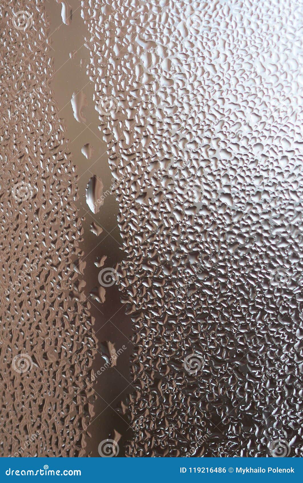 The Texture of a Misted Glass with a Lot of Drops and Condensati Stock ...
