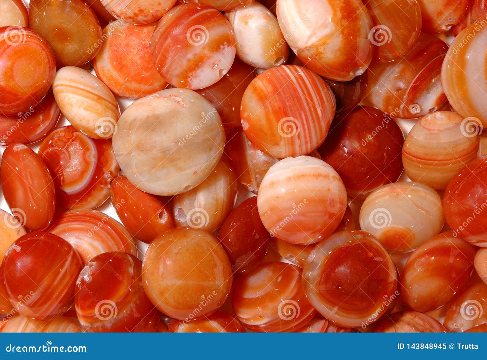 Texture, Mix of Orange Gemstones Stock Image - Image of figured, mixed ...