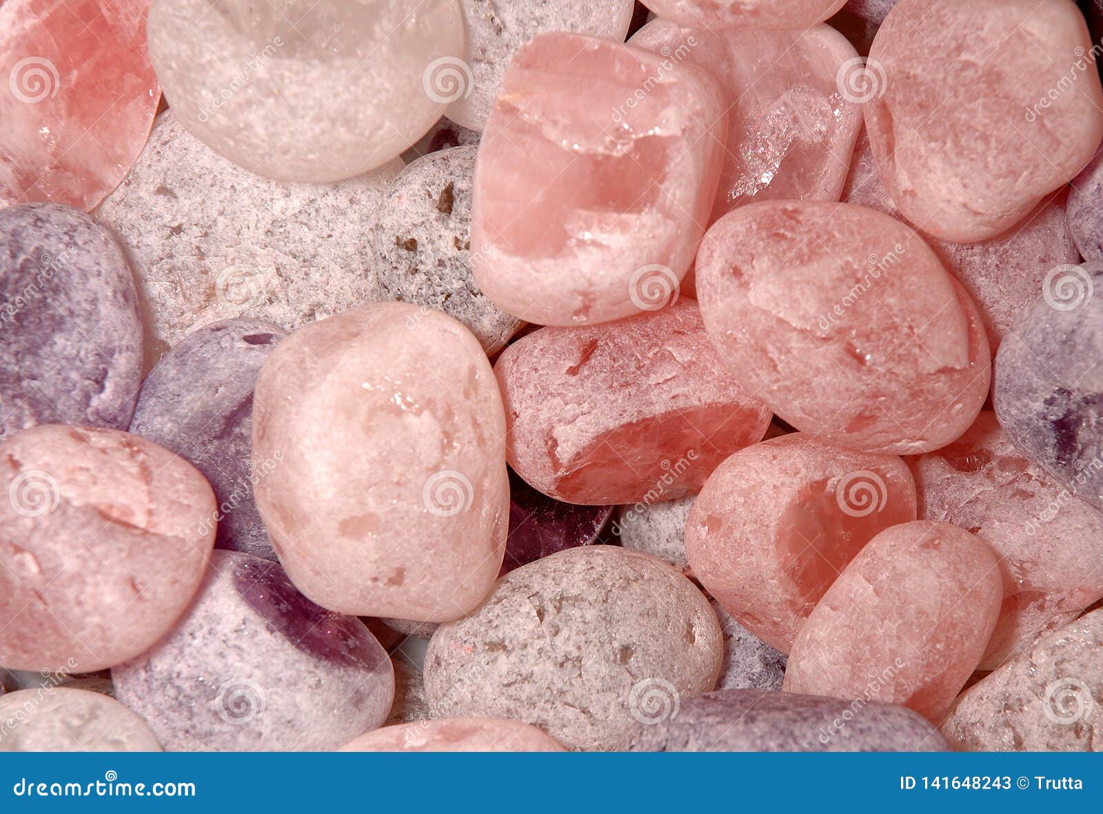 Texture, Mix of Pink Gemstones Stock Image - Image of gemstones, stone ...