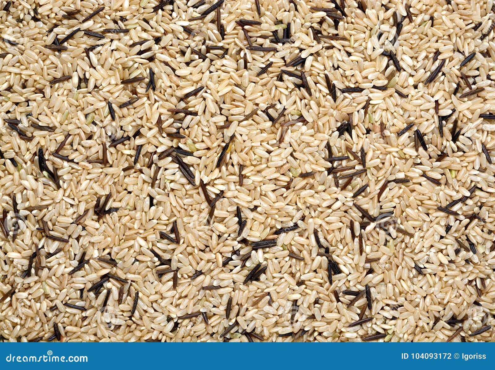 Texture of Mixed Rice Grains Stock Photo - Image of cereal, white ...