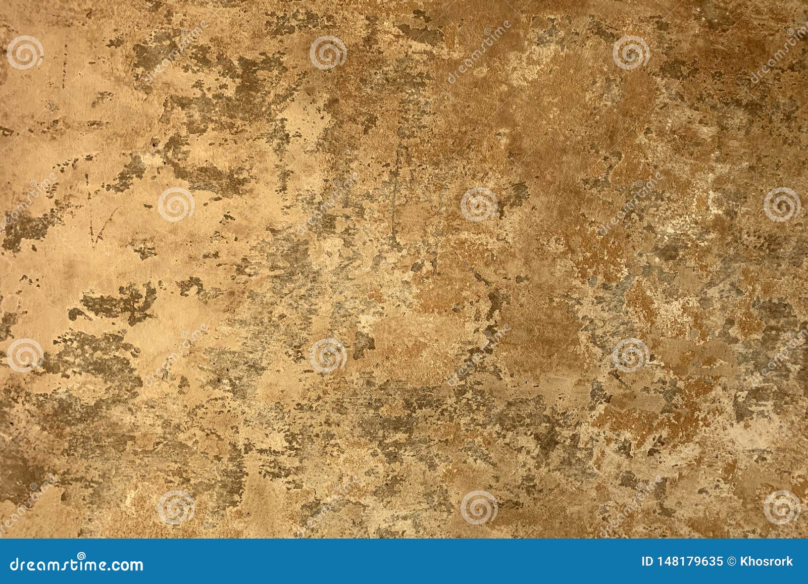 Texture Modern Pattern Gold Wall with Weathered Paint Stock Image ...