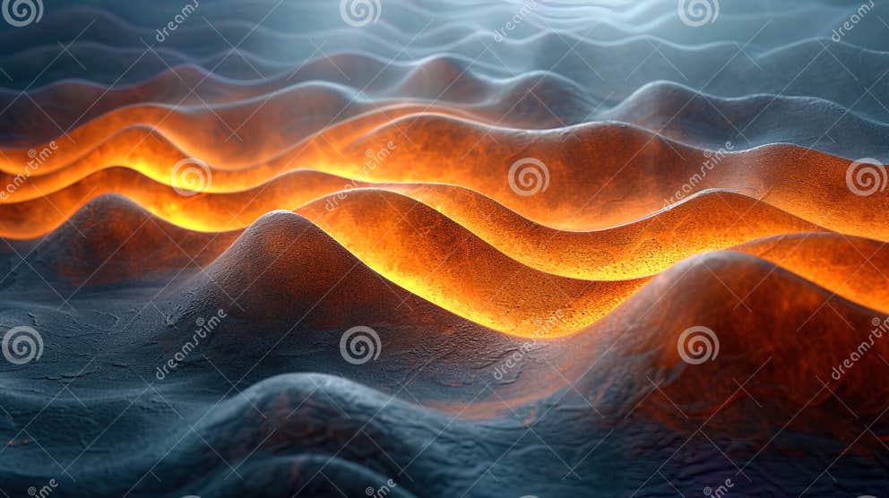 The Texture Modified by Digital Waves Creating the Effect of Smooth Bending and Distortion in ...