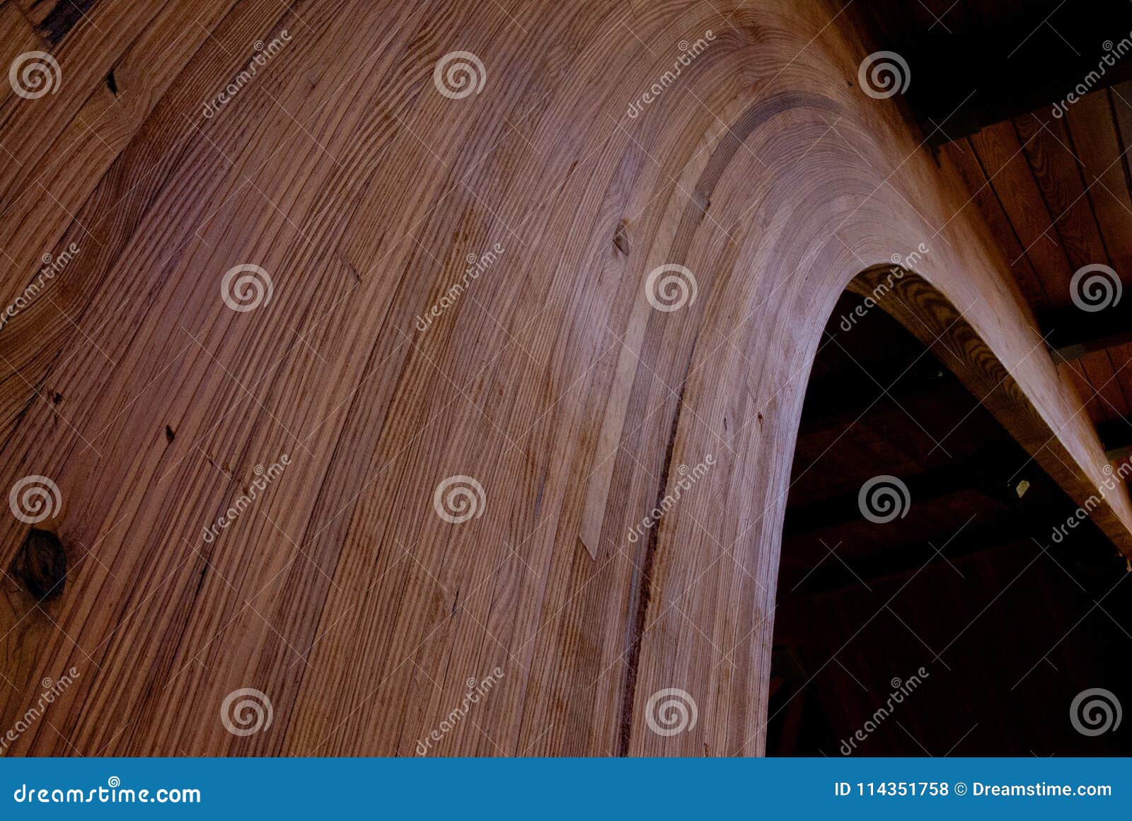 Texture of Molded Wood Planks in Architecture. Stock Photo - Image of ...