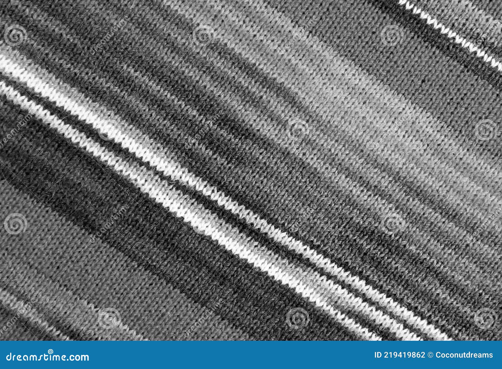 Texture of Monochrome Striped Alpaca Knitted Wool Fabric in Diagonal ...
