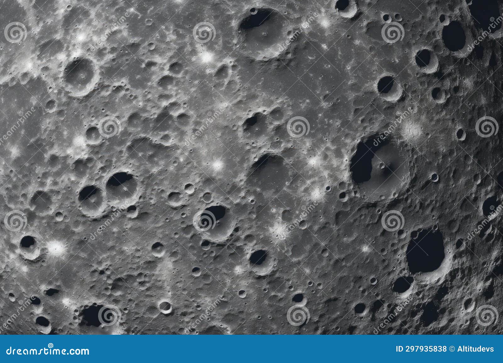 Texture of the Moons Surface Captured at Night Stock Photo - Image of ...