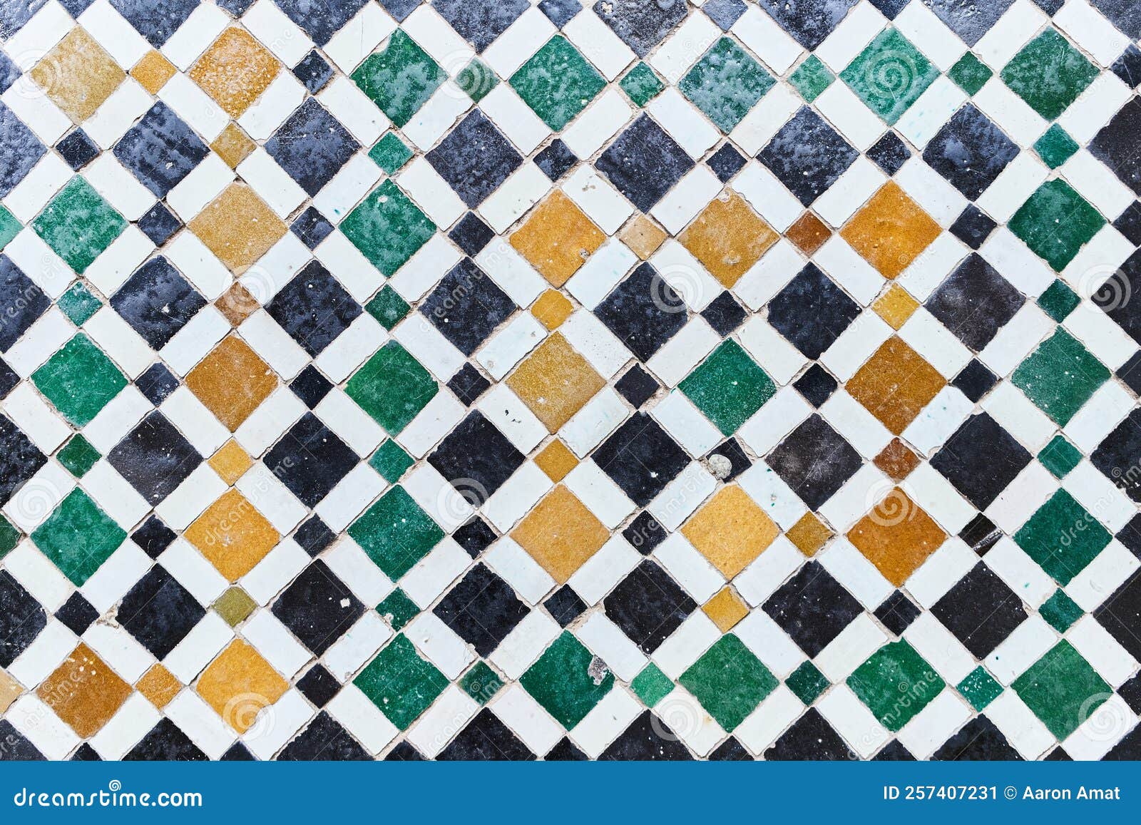 Texture of a Mosaic Tile Surface Stock Image - Image of arabic ...