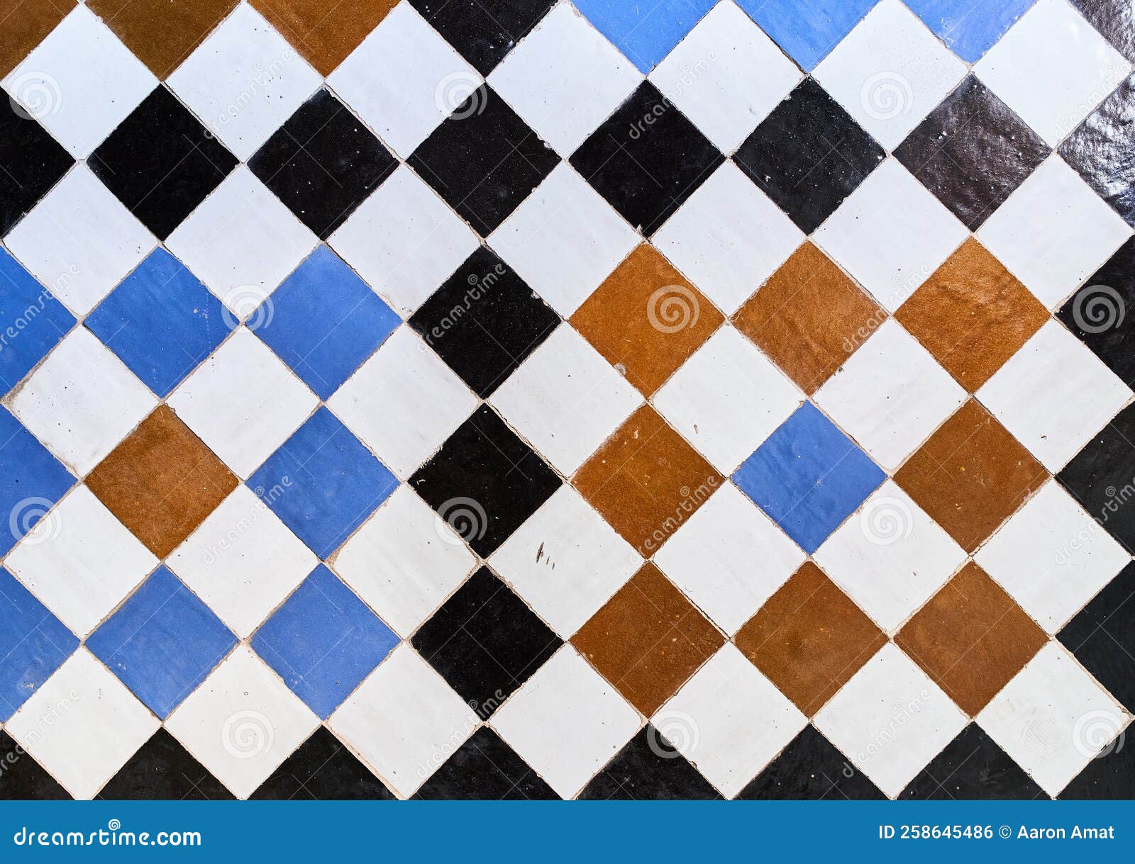 Texture of a Mosaic Tile Surface Stock Photo - Image of material ...