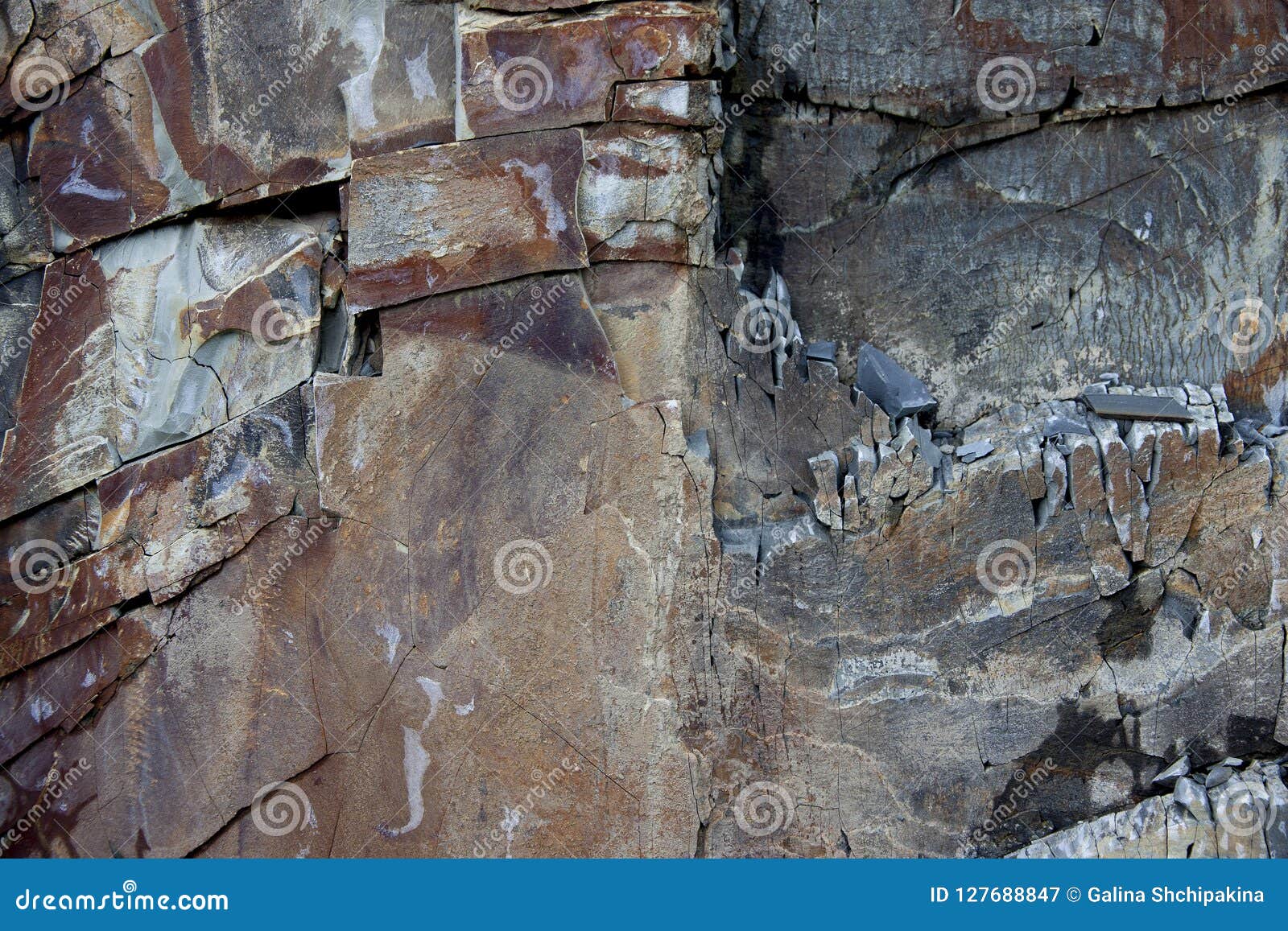 Texture of a Mountain Rock Wall Stock Image - Image of background ...