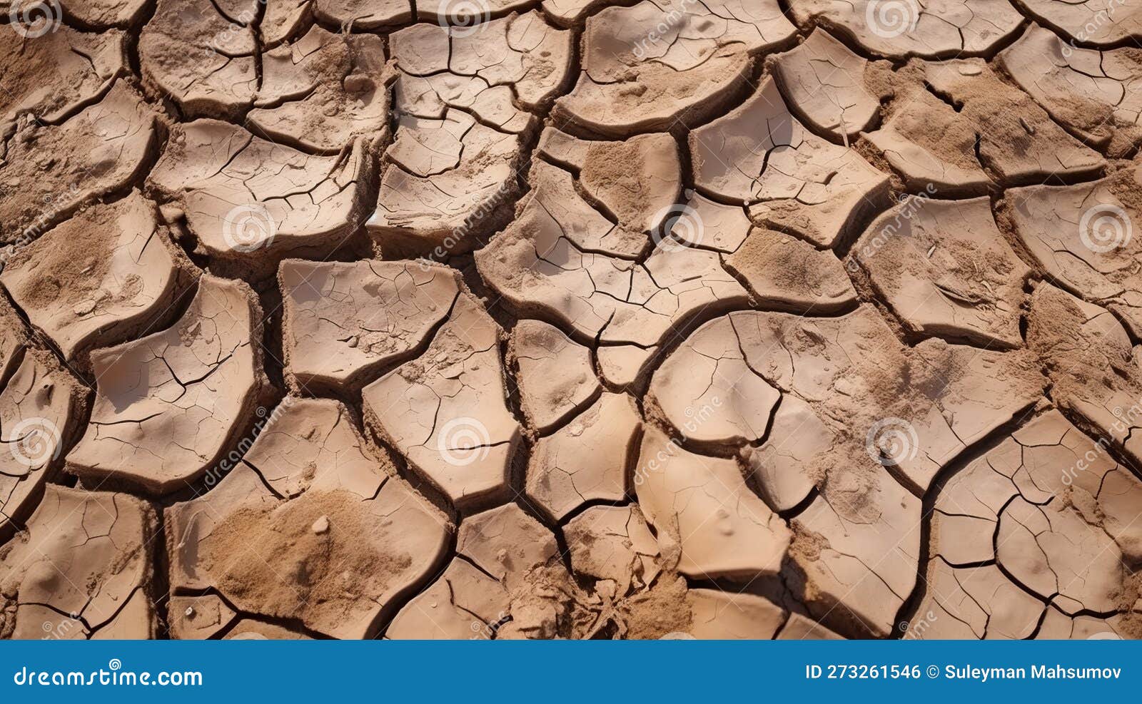 Texture of Mud in a Dry Ground in a Desert Stock Illustration ...