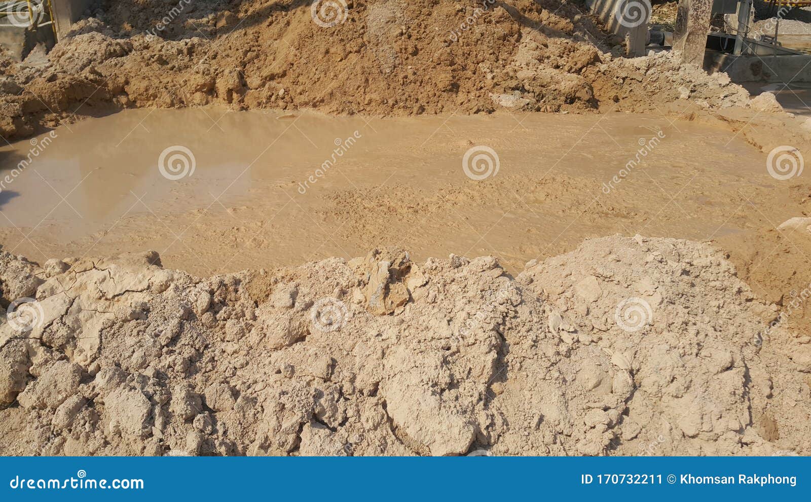 The Texture of the Mud or Wet Soil on the Mine Stock Image - Image of ...