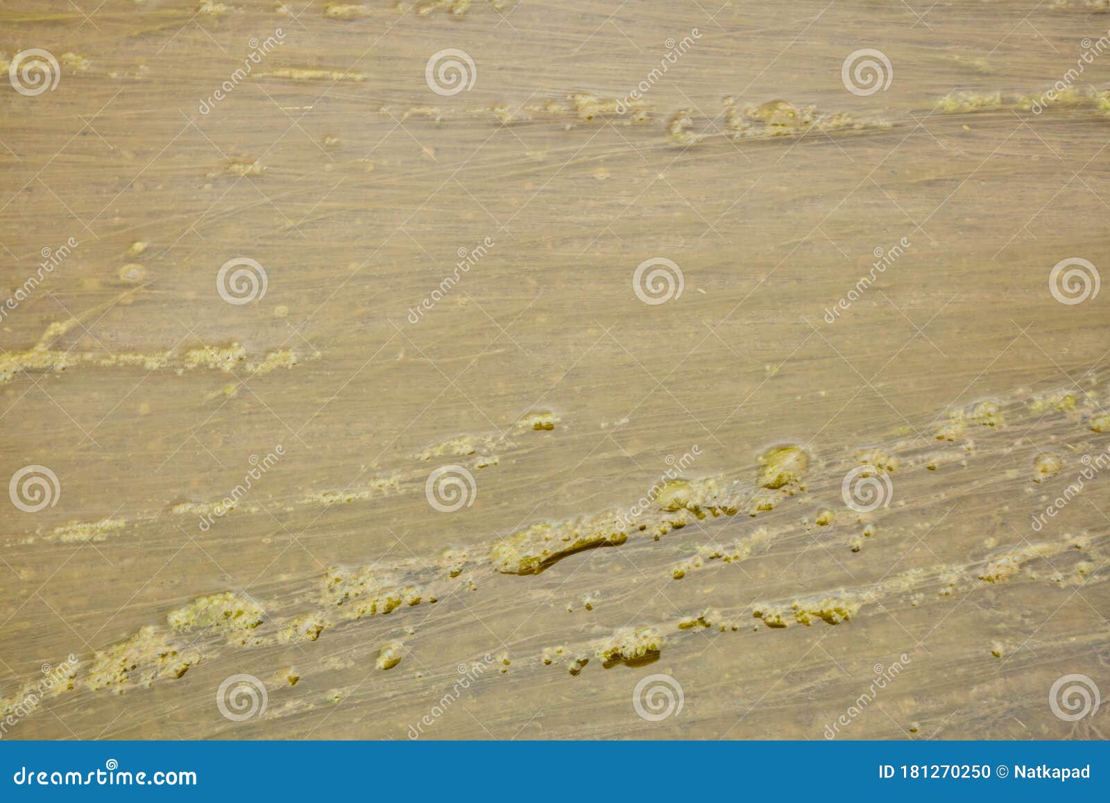 The Texture of a Muddy Puddle with Formed Mud and Quagmire Stock Photo ...