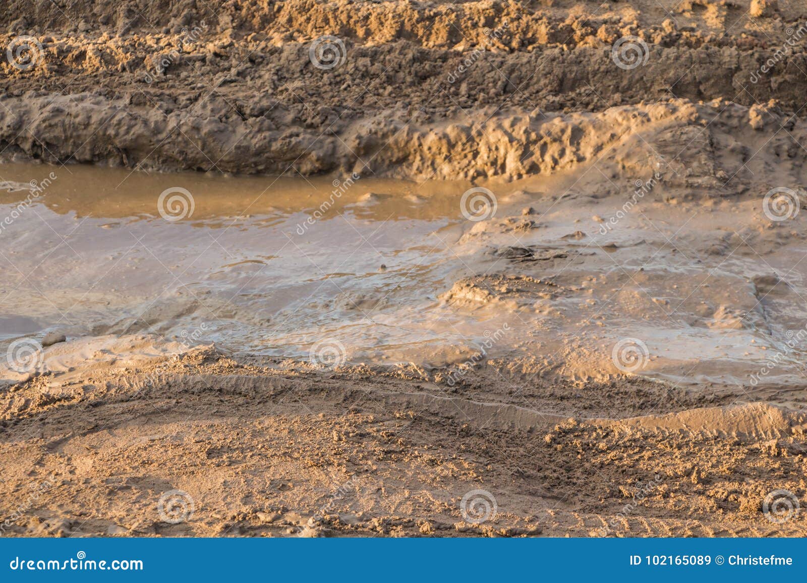 Texture Of The Muddy Gravel Surface Royalty-Free Stock Photography ...