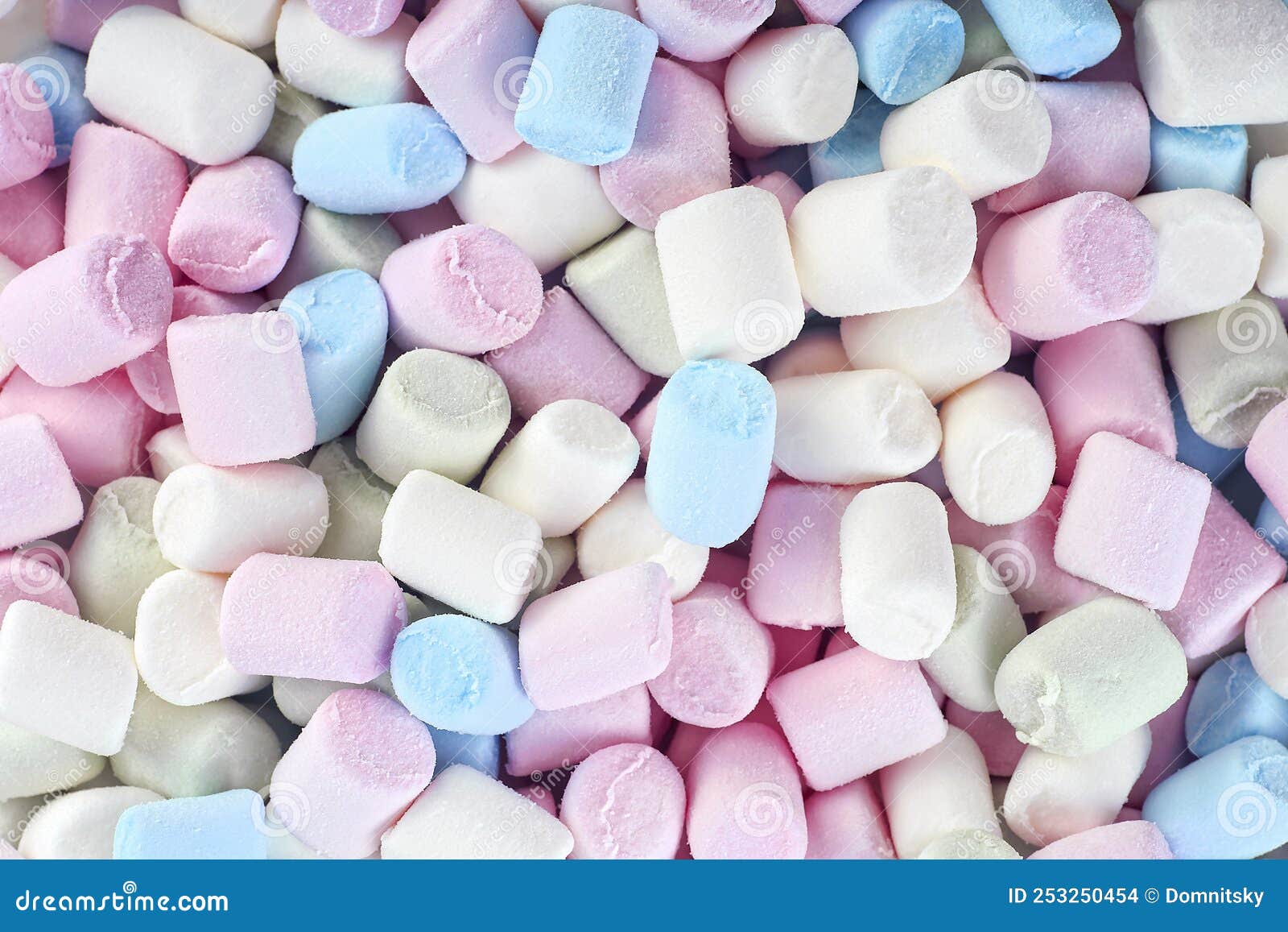 Texture of Multi-colored Sweet Marshmallows. Stock Photo - Image of ...