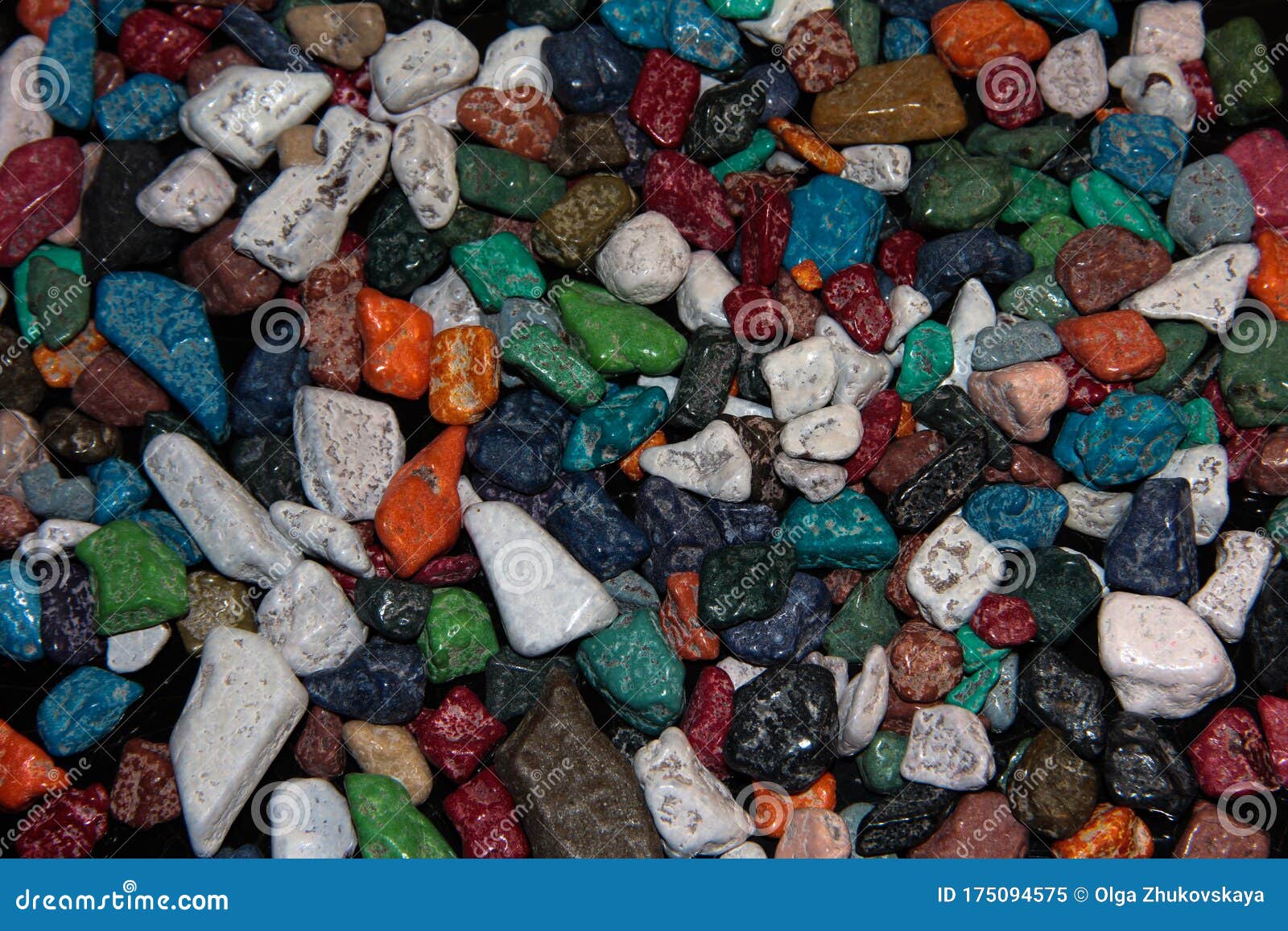 Texture of Multi-colored Sweet Stones. Background Made of Candy Stock ...