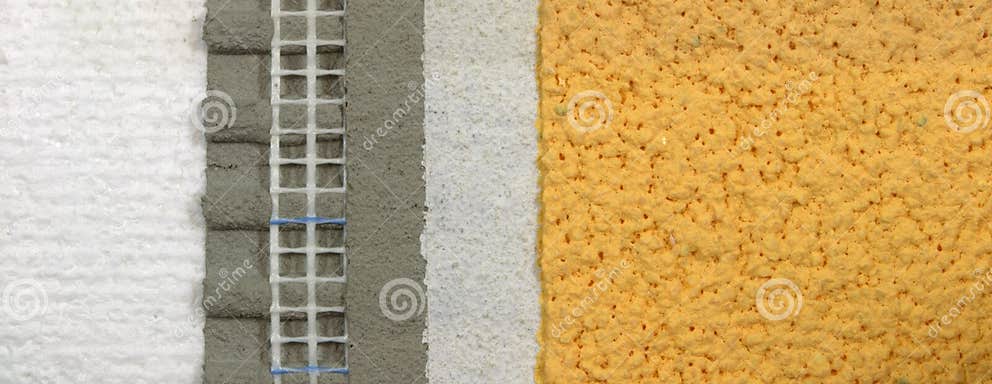 The Texture of the Multi-layered Facade of the Building Stock Image ...