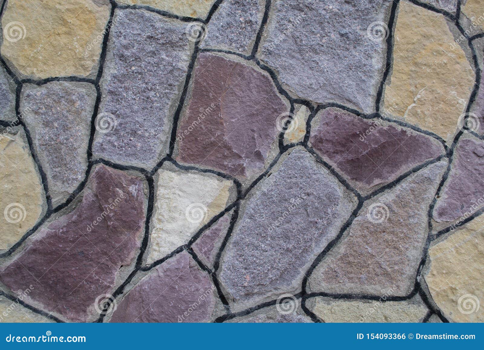 Texture. Multicolored Stone Wall. Background Stock Photo - Image of ...