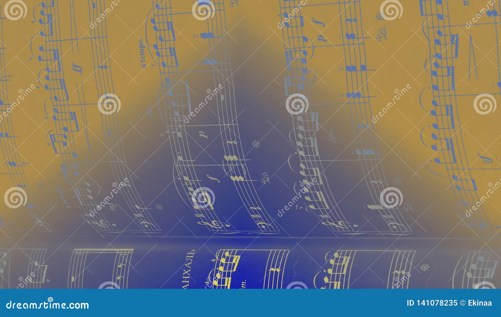 The Texture of the Music Score Stock Image - Image of tags ...