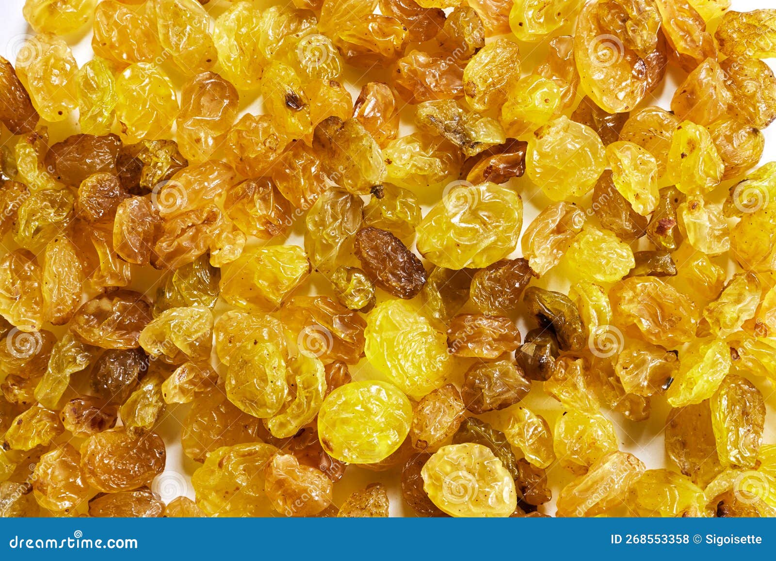 Texture of Natural Fresh Yellow Raisins Stock Photo - Image of dessert ...