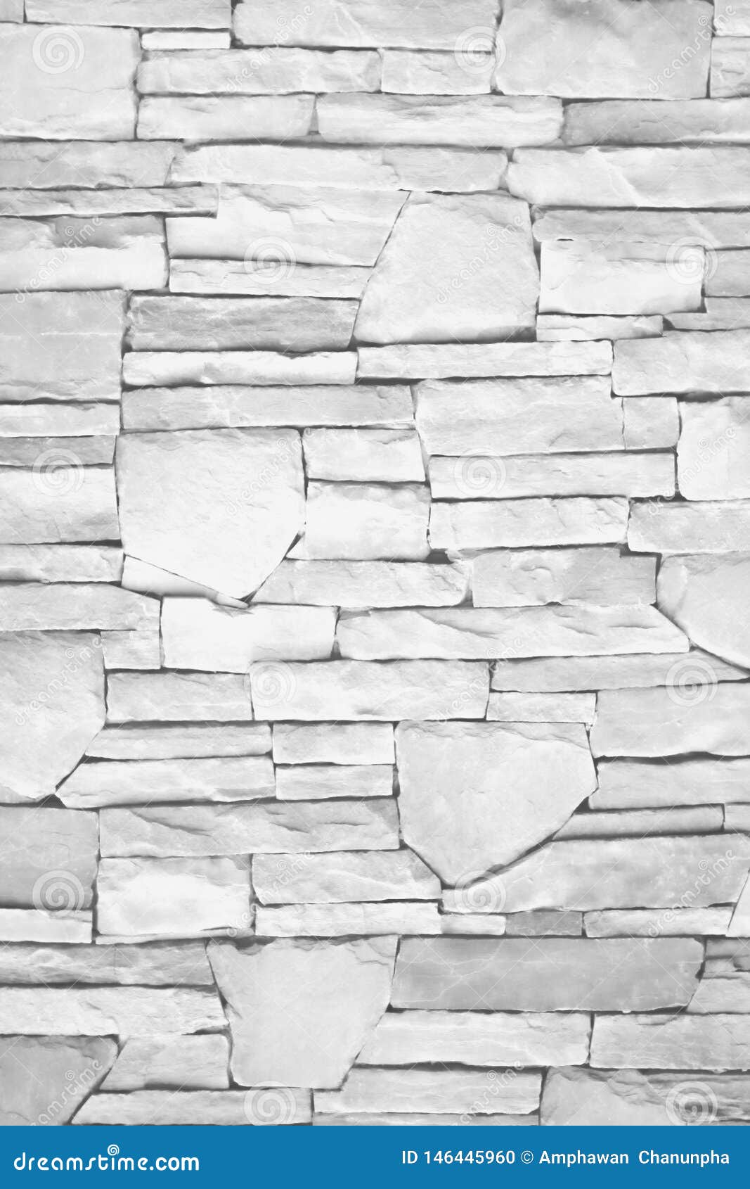 Texture Natural Layer Seamless Wall of Gray or White Stone for ...