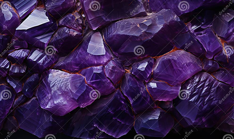 Texture of Natural Stone Amethyst. Amethyst Stone Stock Illustration ...