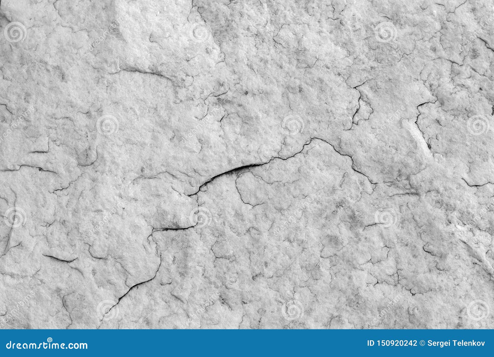 The Texture of Natural Stone Granite with Small Cracks. Background of ...