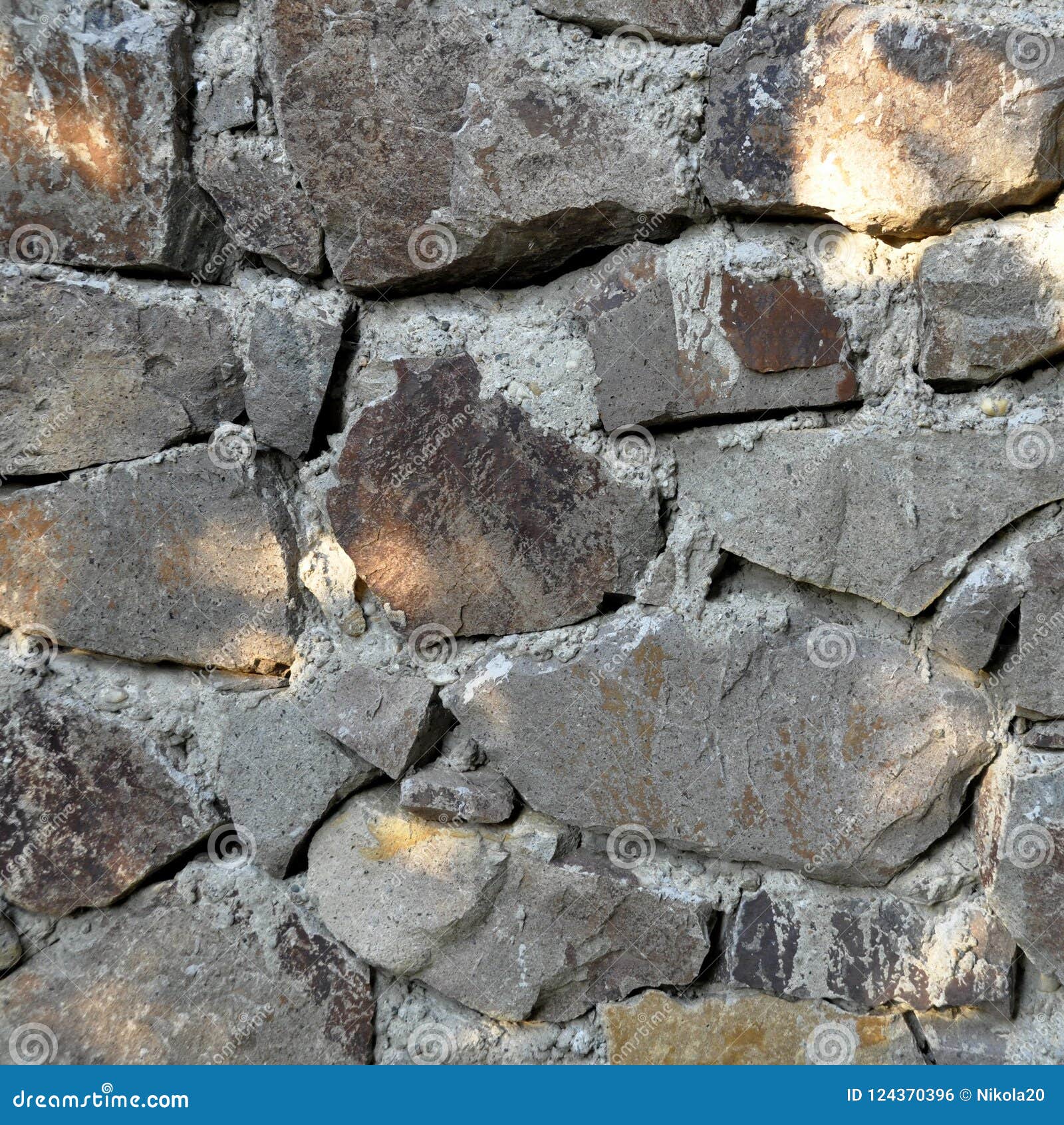 Texture of Natural Stone Material and Brick Masonry Walls. Stock Photo ...