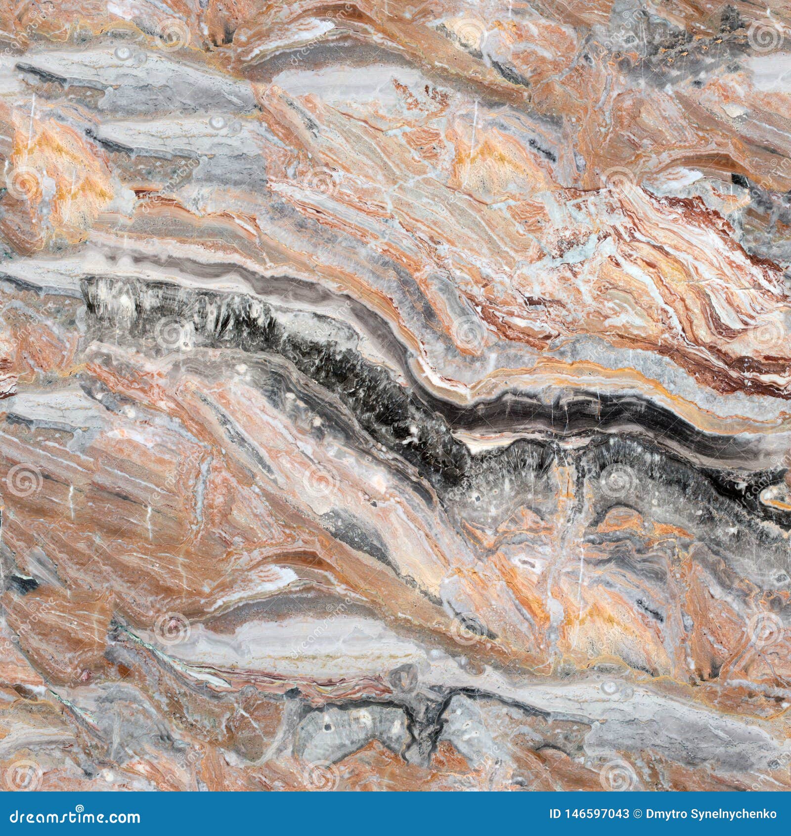 Texture of Natural Stone. Seamless Square Background, Tile Ready Stock ...