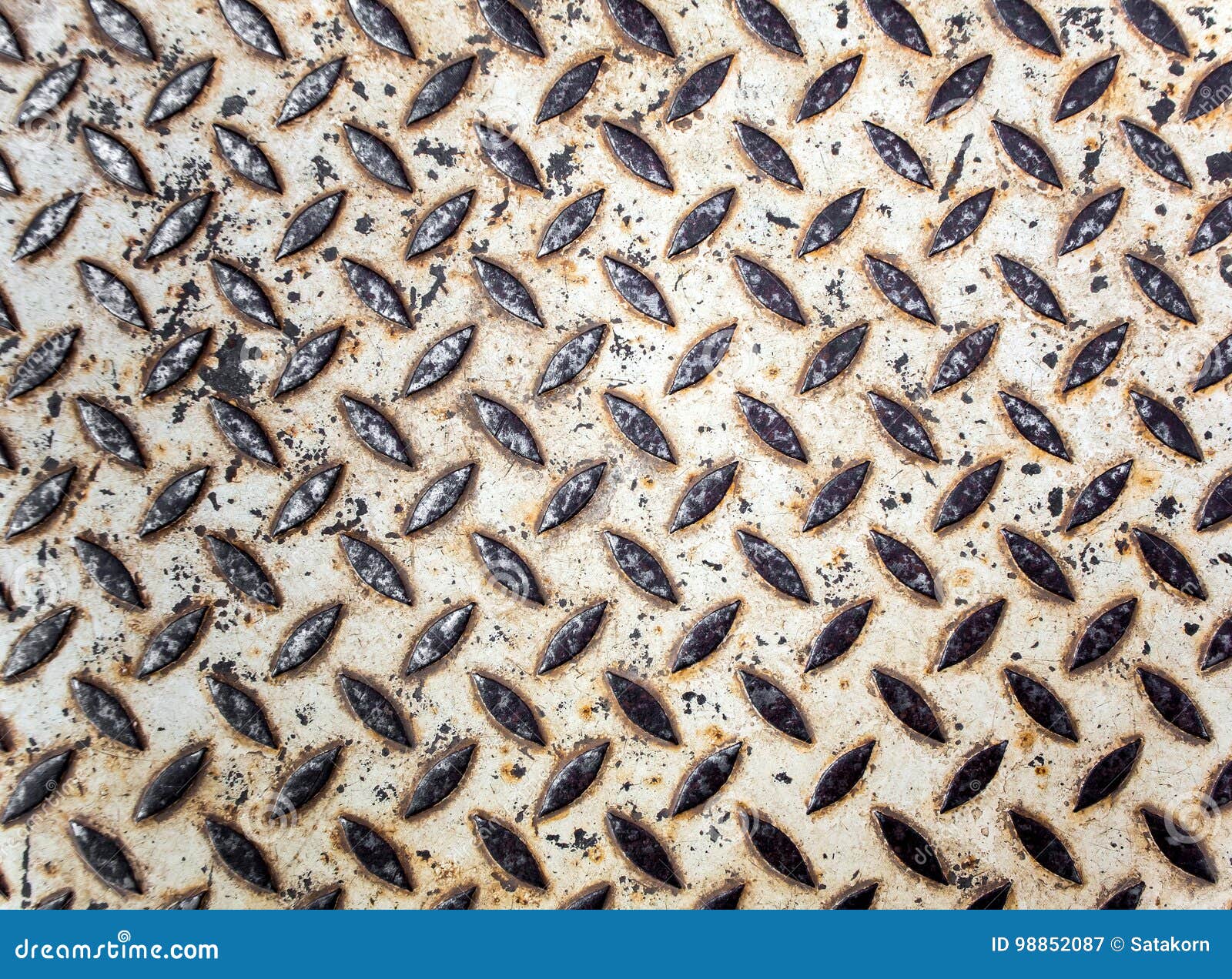 Texture of Non Slip Checker Plate Stock Image - Image of steel ...