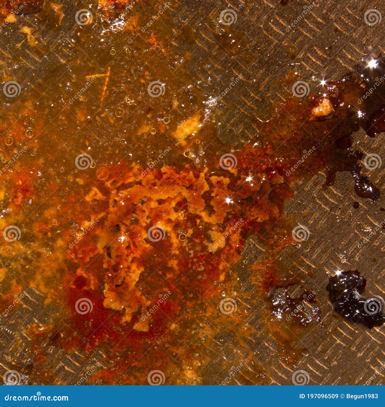 Texture in Oil and Fat after Eating.Greasy Dirty Oil Surface. Stock ...