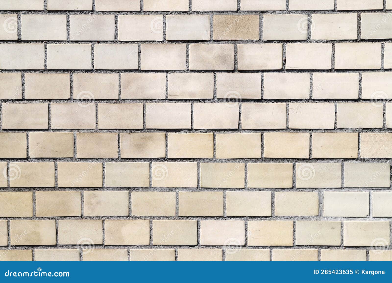 Texture of an Old Abd Dirty Wall Made of Beige Rectangular Tiles As a ...