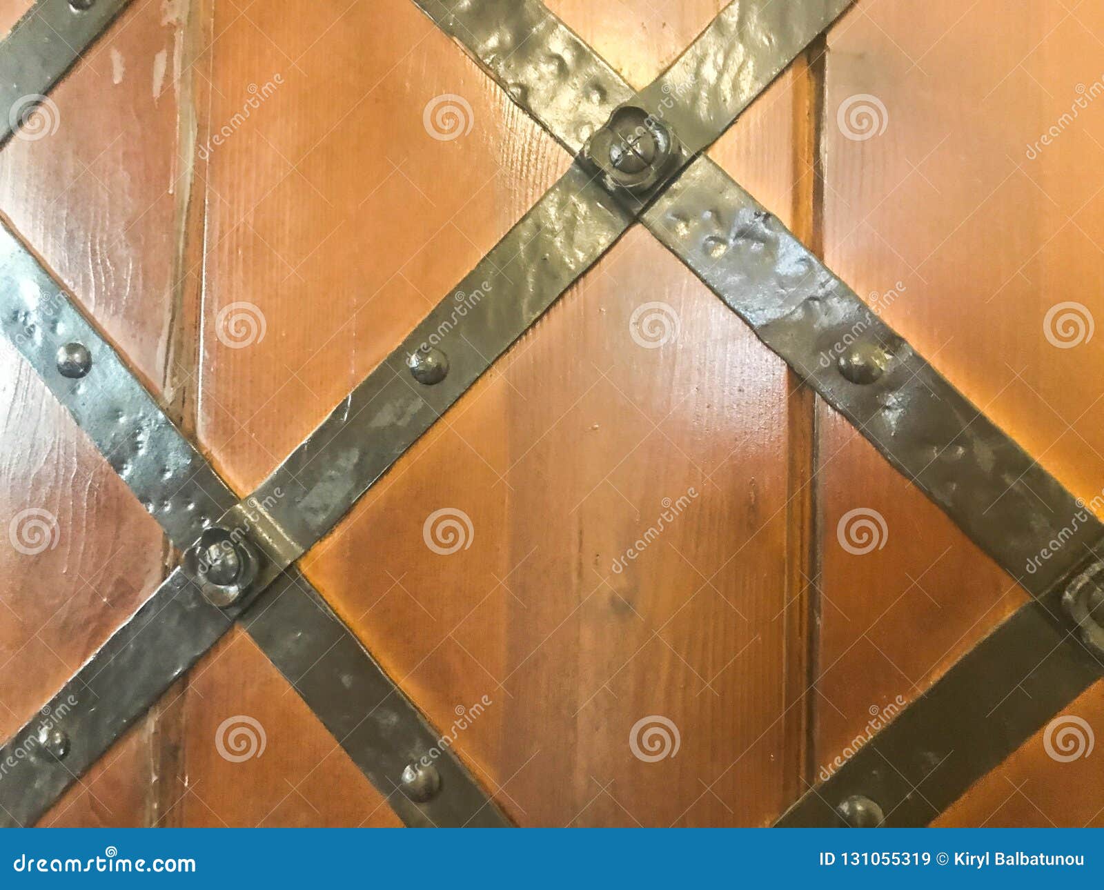 Texture of an Old Ancient Medieval Antique Sturdy Iron Metal Door with ...