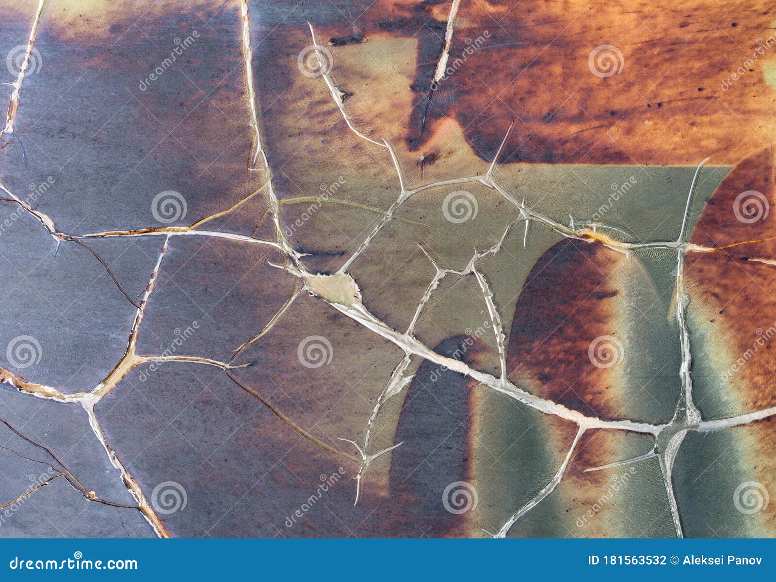 Old black cracked paint stock photo. Image of design - 181563532