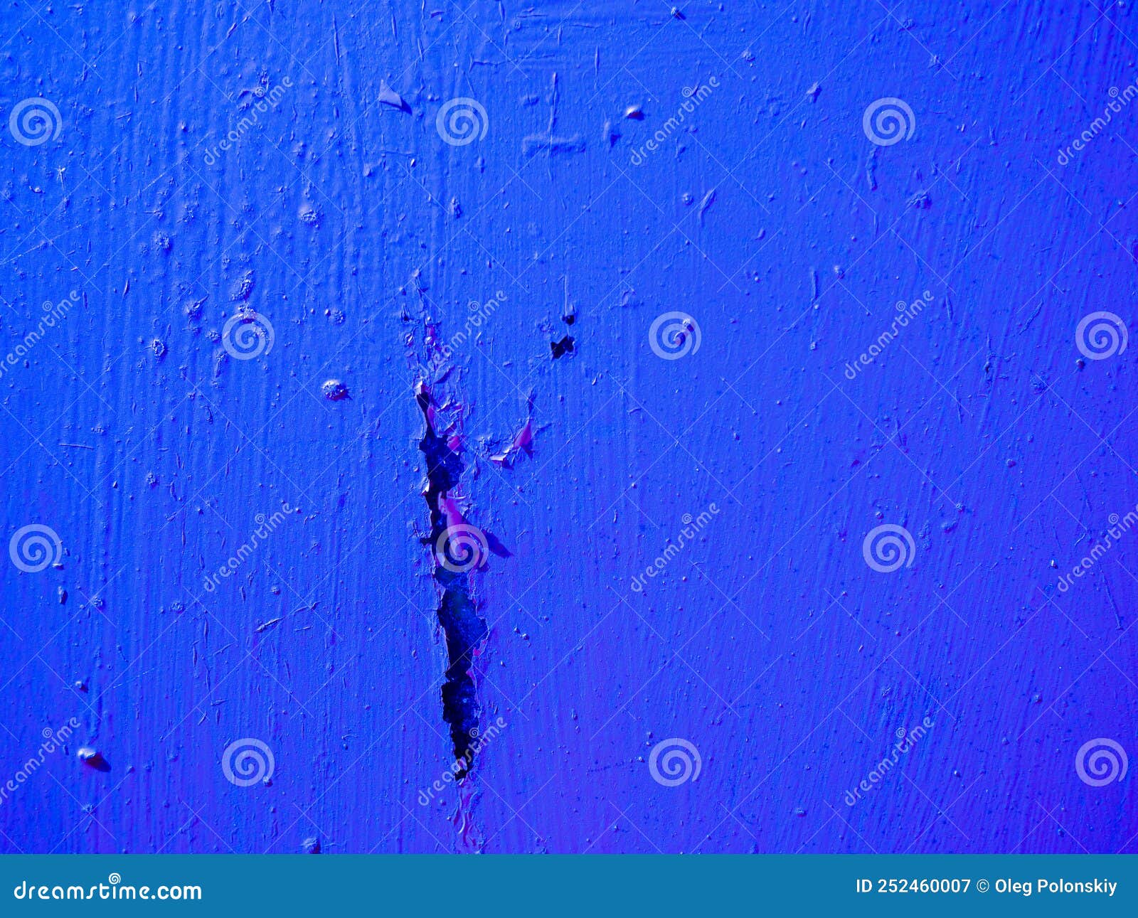 Texture of Old Blue Damaged Paint on the Wall. Stock Image - Image of ...
