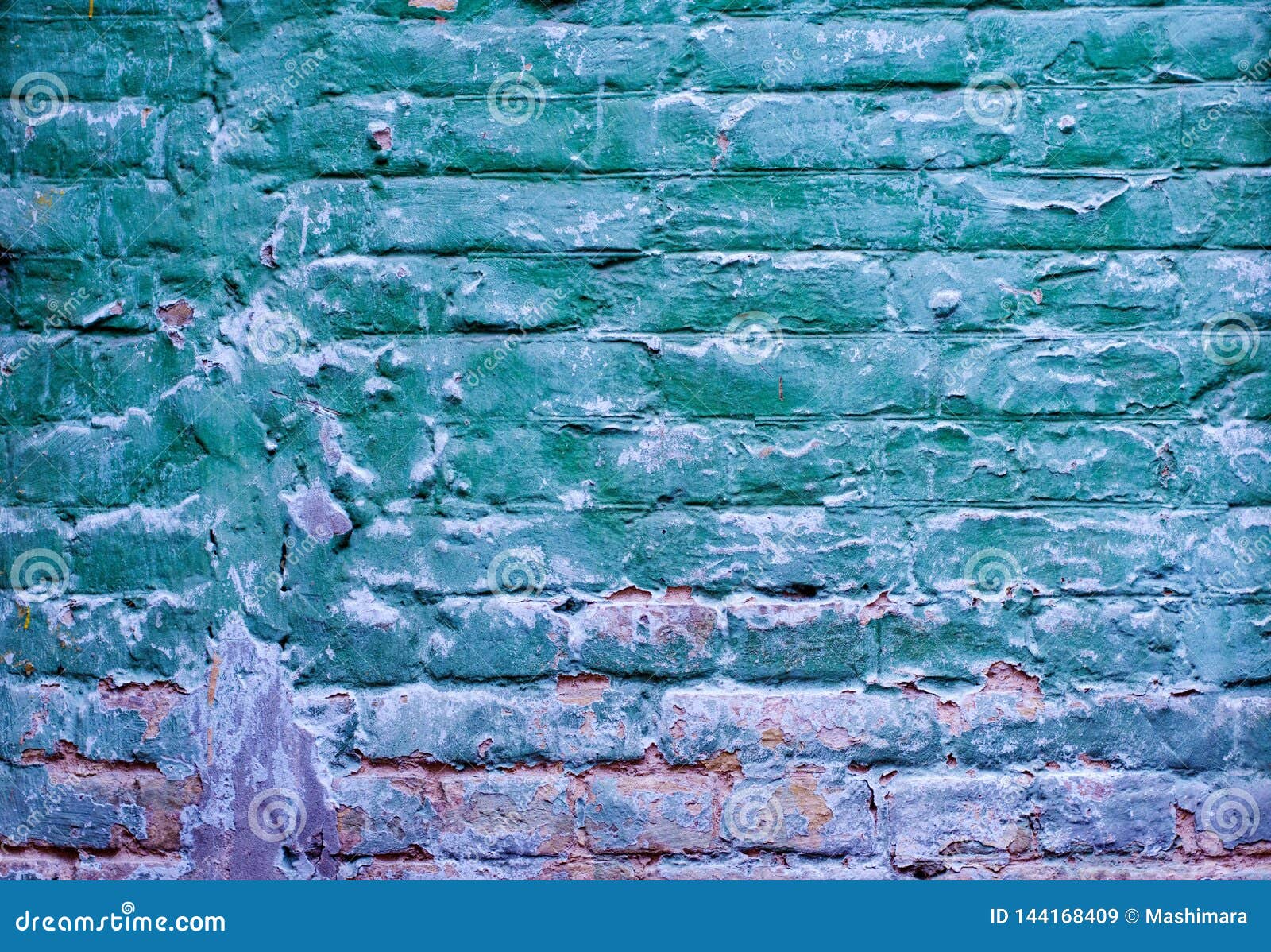 Texture of Old Blue and Gray Brick Wall Surface Stock Image - Image of ...