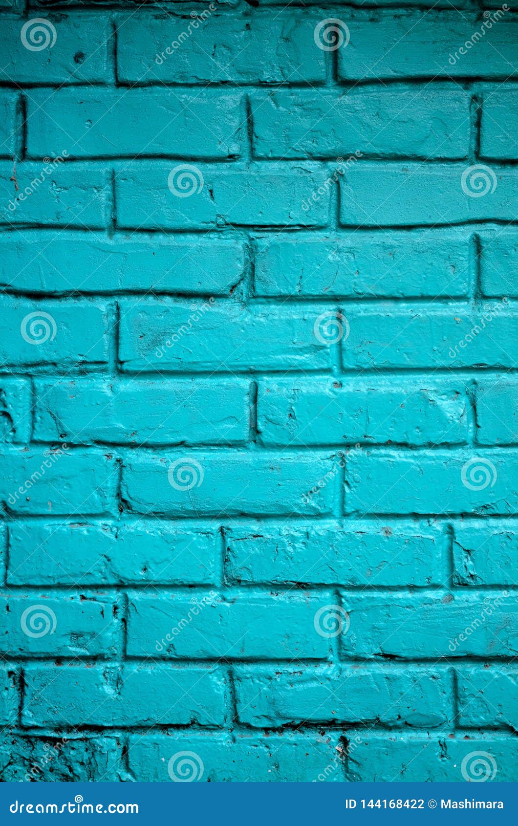 Texture of Old Blue and Gray Brick Wall Surface Stock Photo - Image of ...