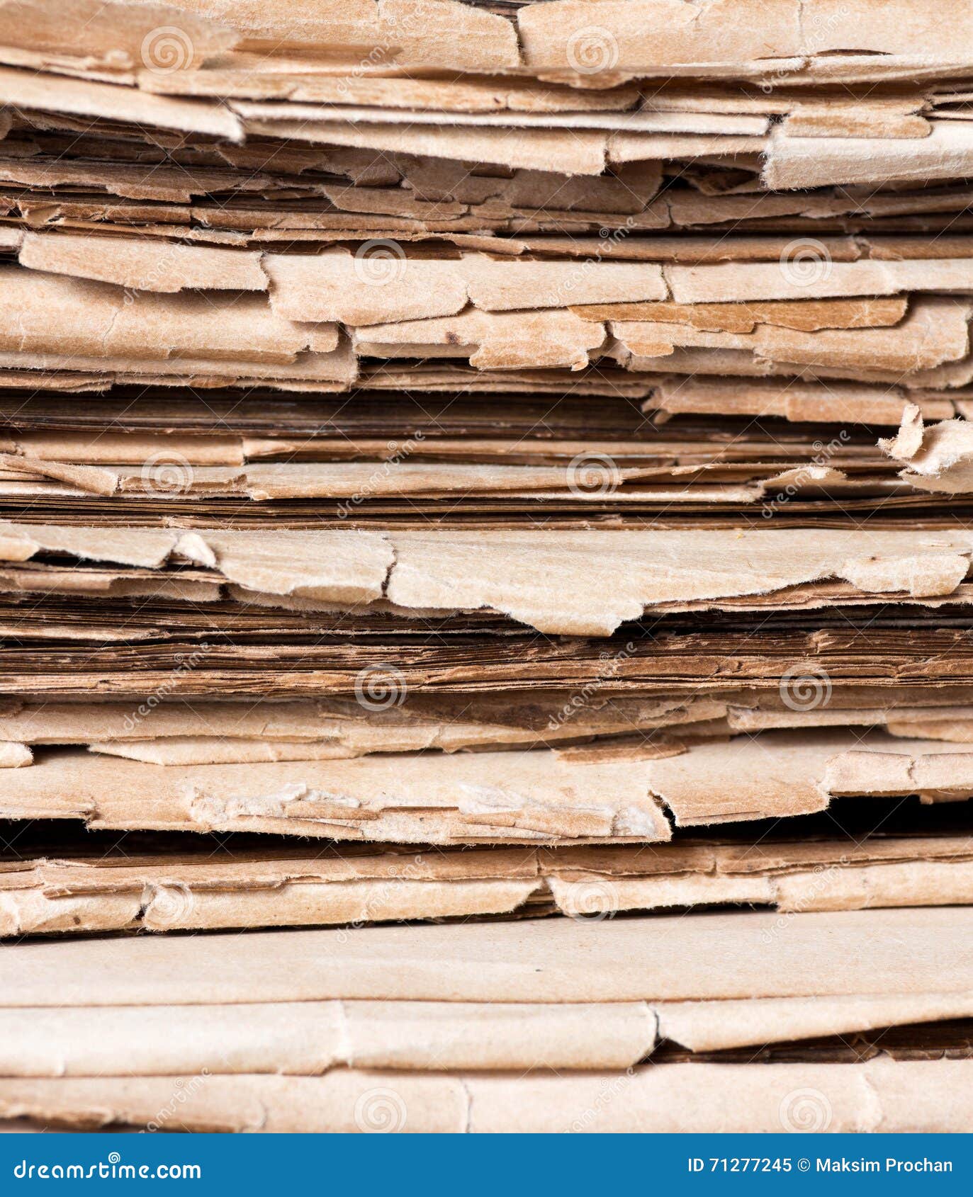 Texture of the Old Book Scruffy Sheets of Paper Stock Image - Image of ...