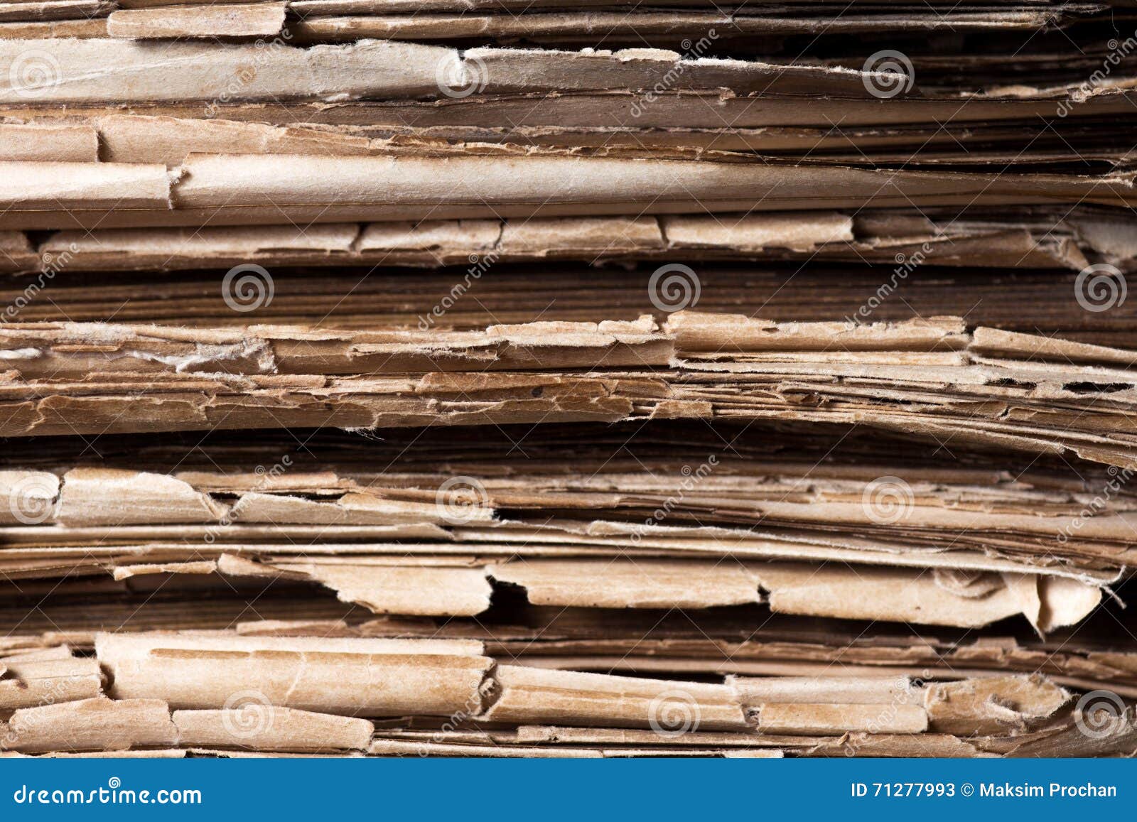 Texture of the Old Book Scruffy Sheets of Paper Stock Image - Image of ...