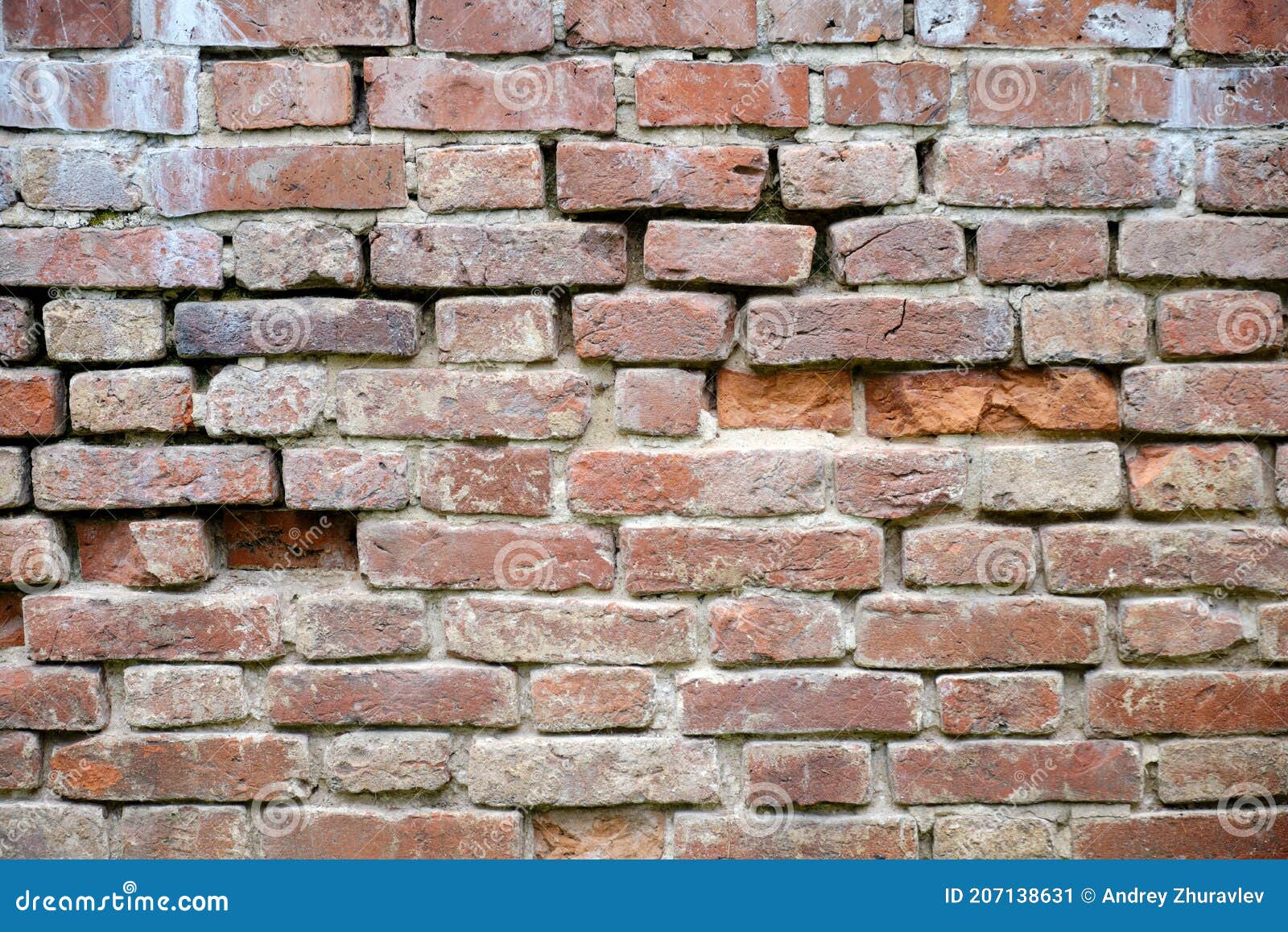 Texture of Old Brick, Background of Crumbling Brickwork Wall Stock Image - Image of historical ...