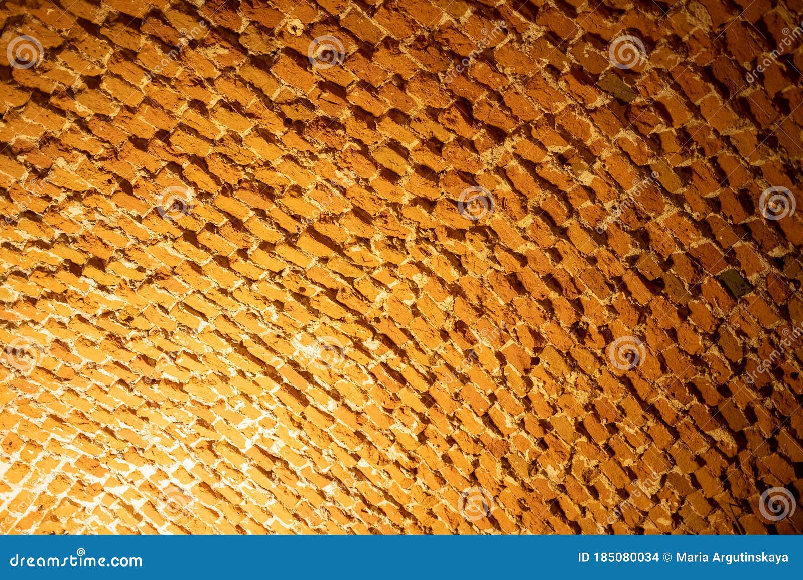 Texture of an Old Brick Ceiling. Soft Light. Stock Photo - Image of ...