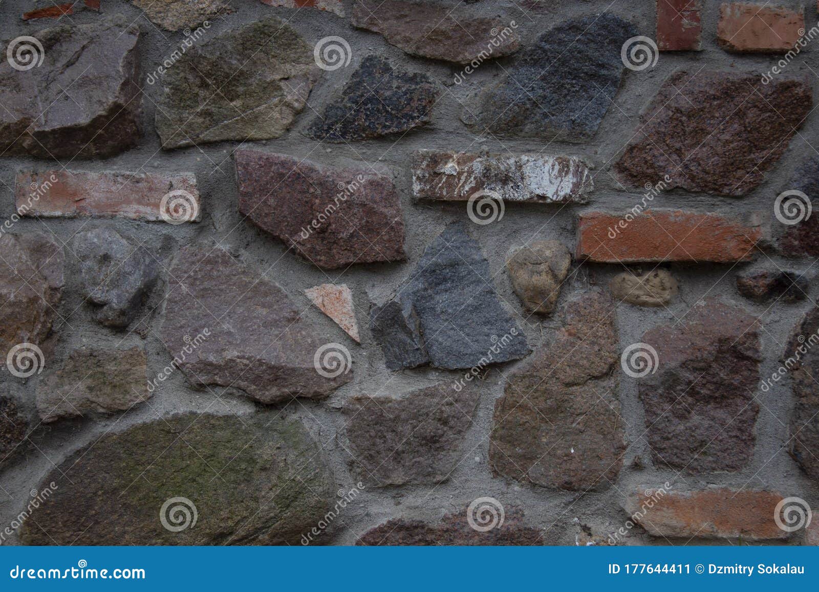 Texture of Old Brick and Stone Wall Stock Image - Image of exterior ...