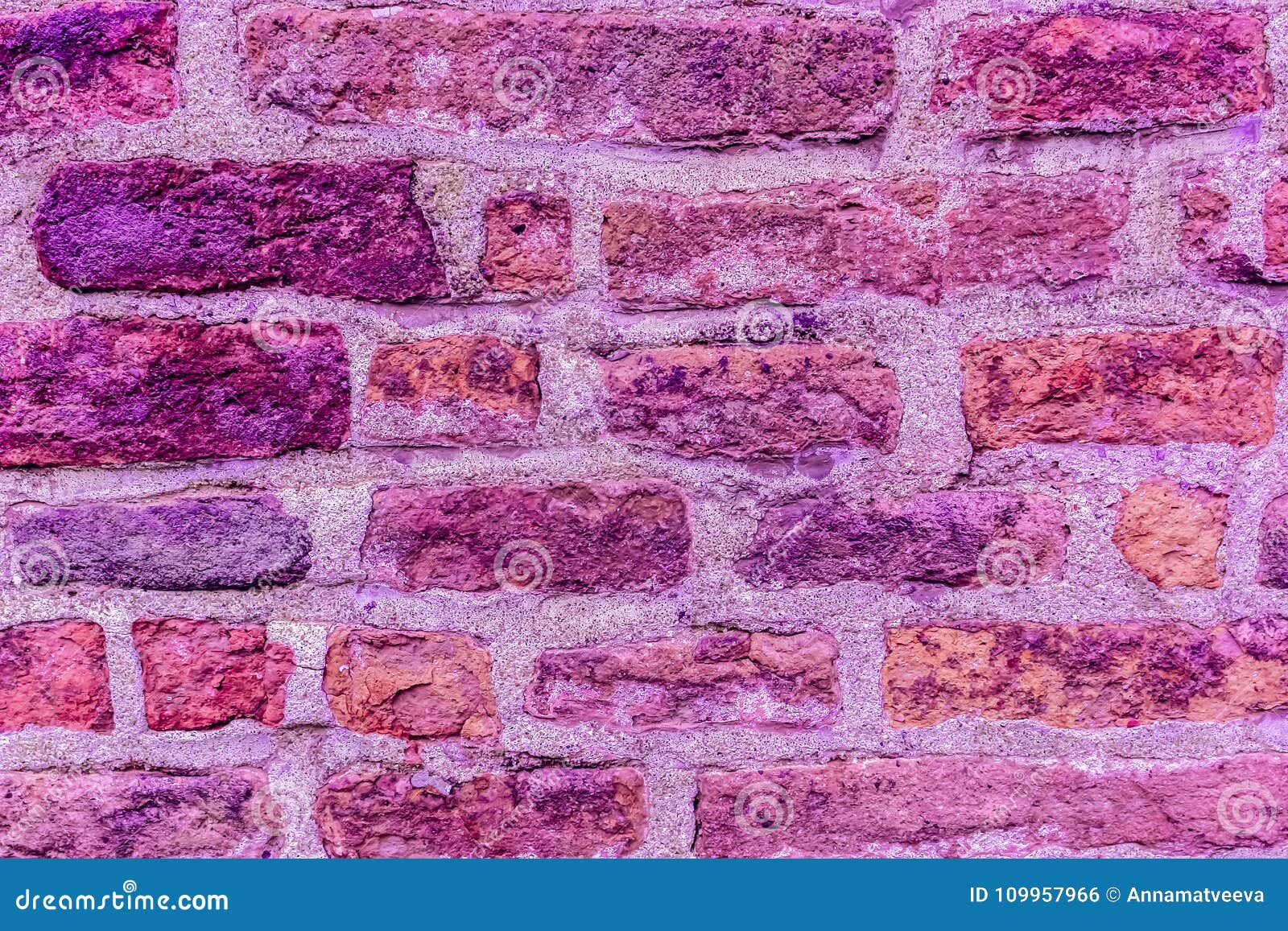 Texture of Old Brick Ultraviolet Solid Background Abstraction Stock ...