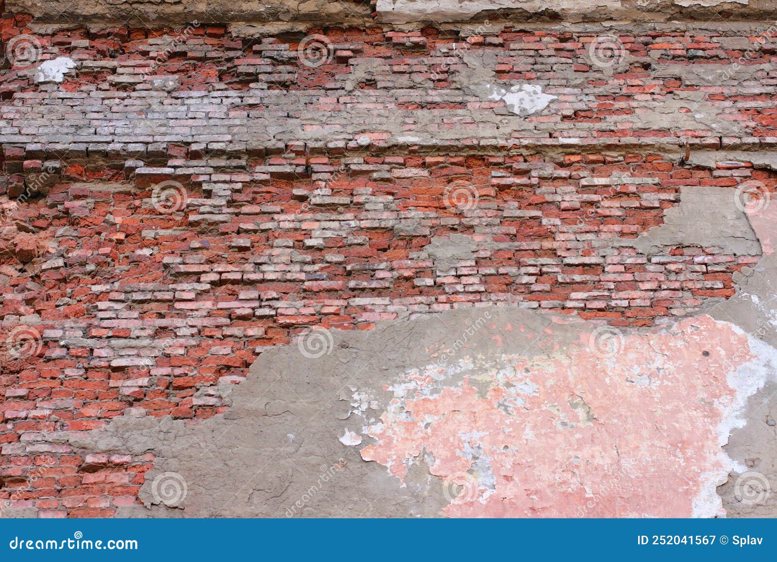 Texture of the Old Brick Wall Stock Image - Image of close ...