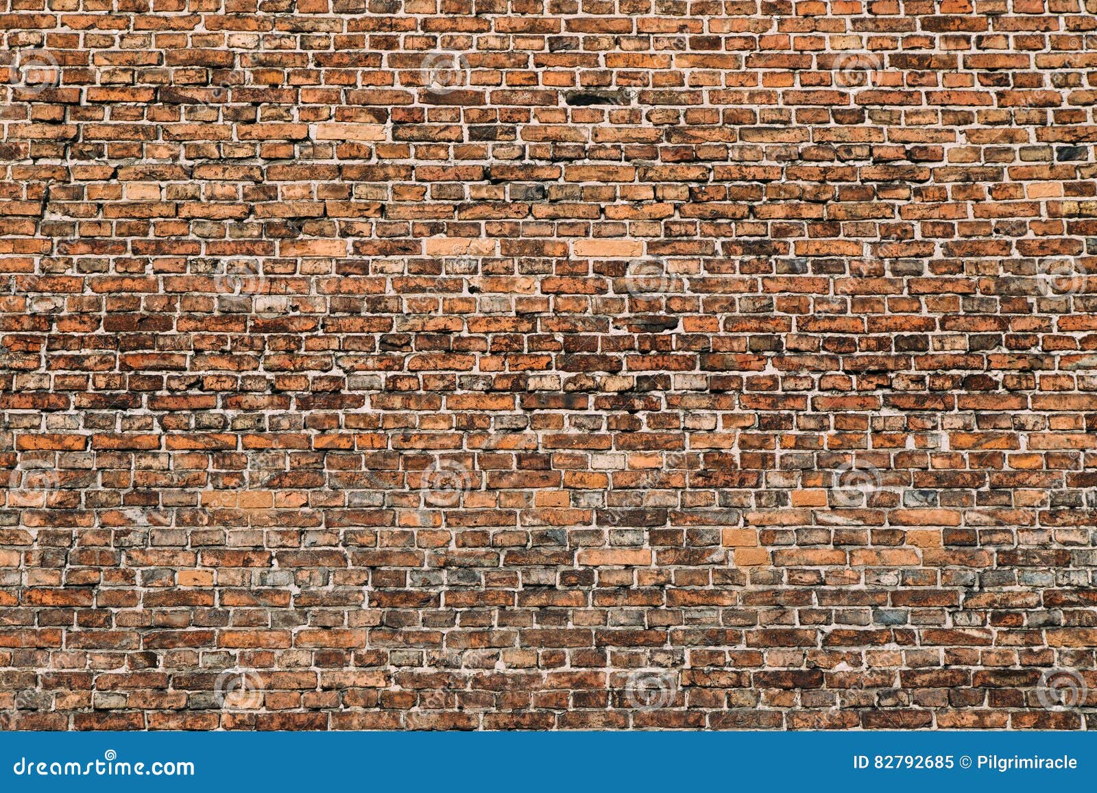 Texture of old brick wall stock image. Image of construction - 82792685