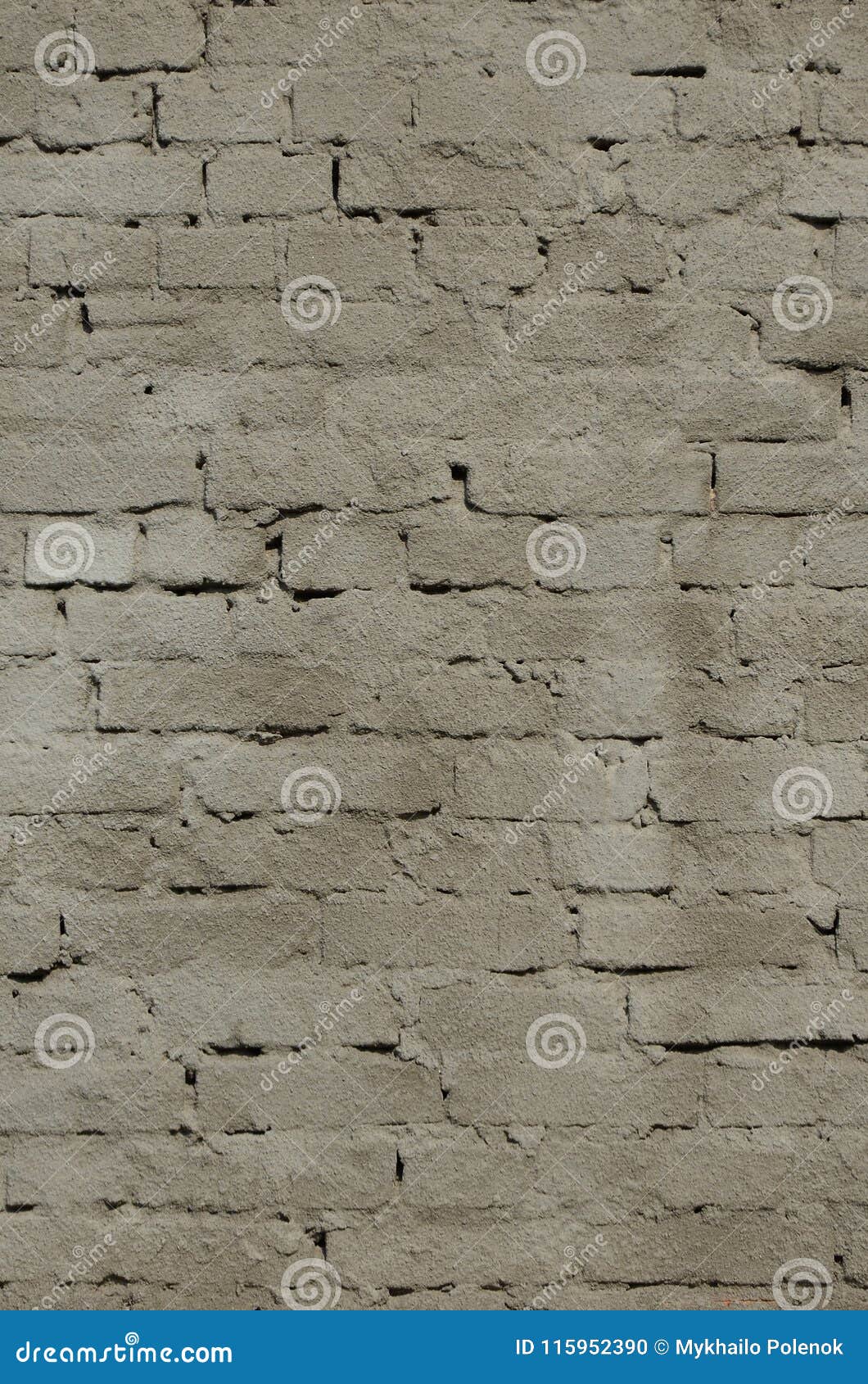 The Texture of the Old Brick Wall, Painted in Gray. Background Image of ...