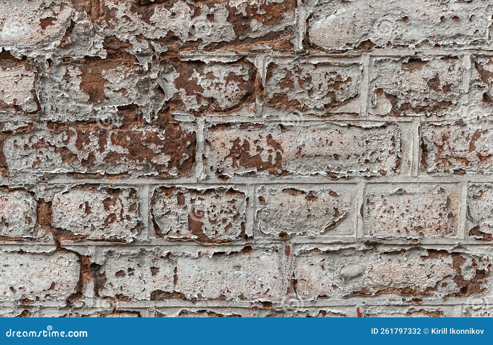 Texture of the Old Brickwork with Special Inserts. Close-up. Details ...