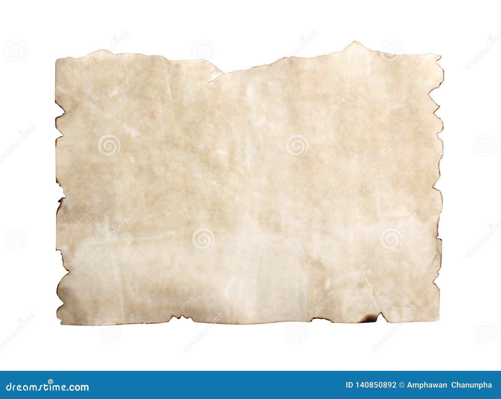 Texture Old Brown Grunge Paper with Burned Edges Patterns Isolated on ...
