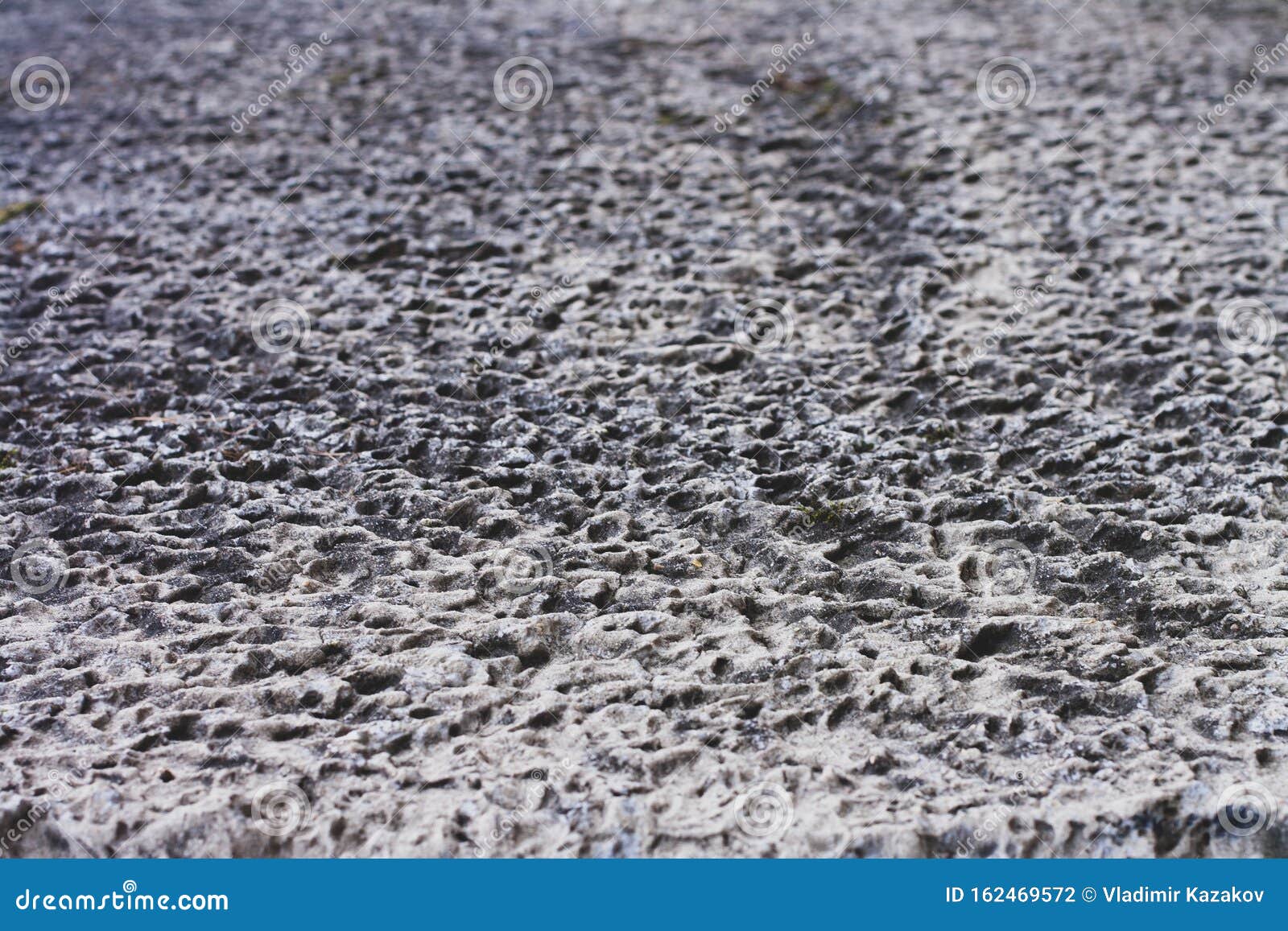 Texture of an Old Concrete Wall with Dimples, Hollows with Outgoing ...
