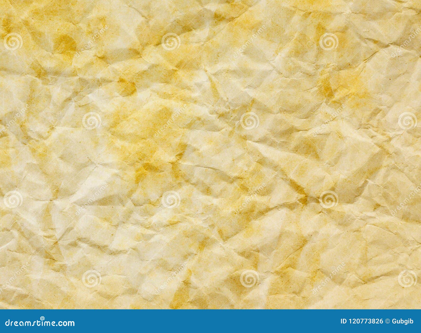 Texture Of Old Crumpled Paper For Background Stock Photo - Image of ...